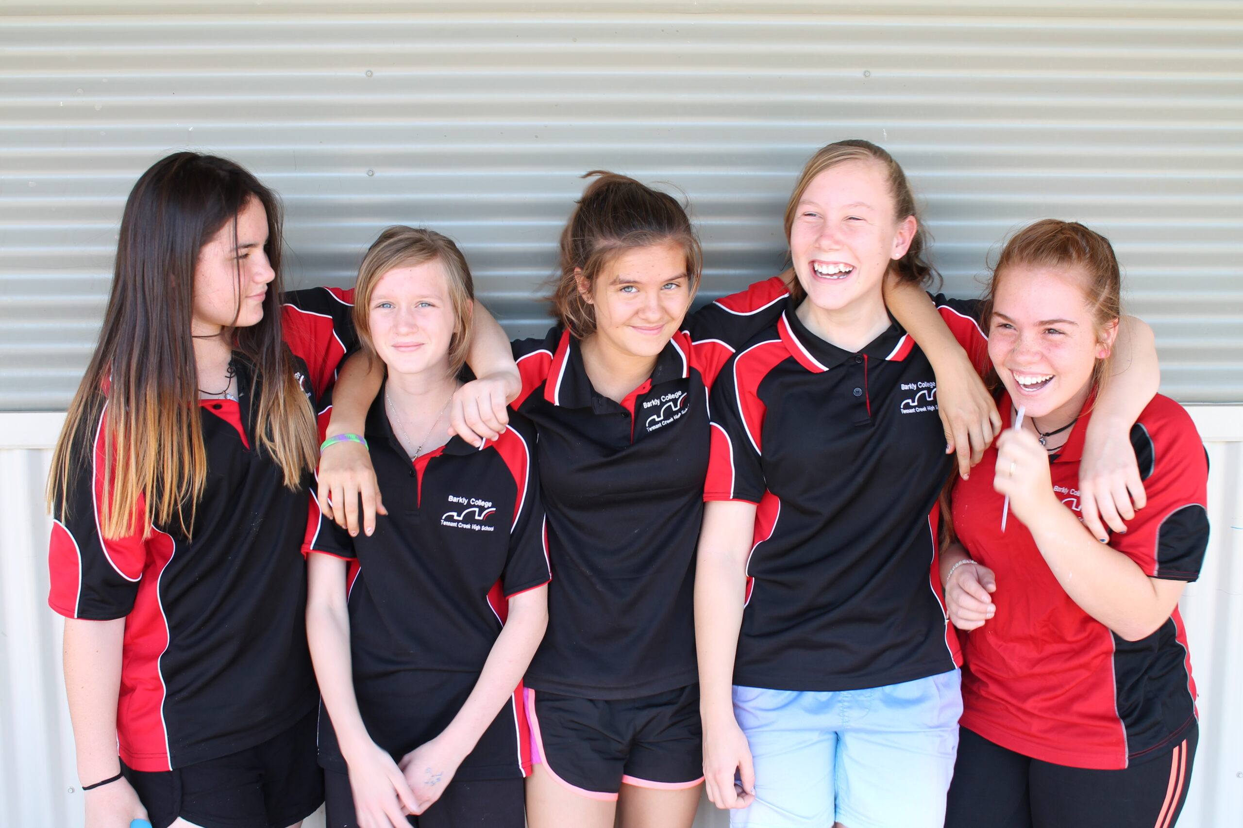 Tennant Creek First Female Footy Team - Australian Schools Plus